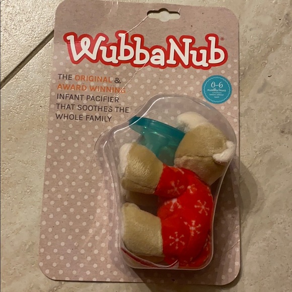 wubbanub | Accessories | Red Pajama Bear Wubbanub Infant Pacifier 6 Mon ...